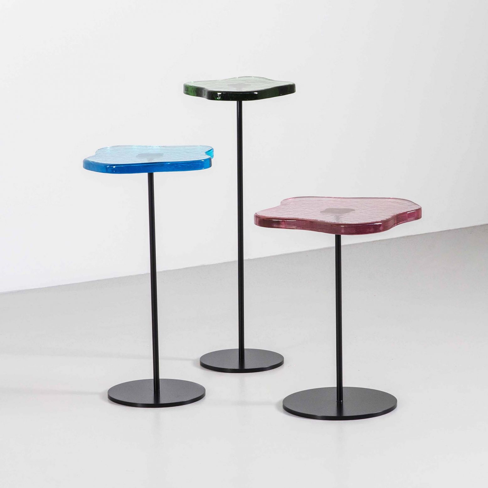 Lily Cocktail Table With Coloured Glass | Tom FaulknerTom Faulkner