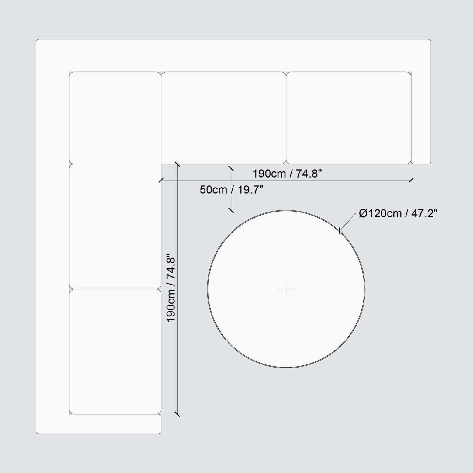 Coffee Table Size Guide - Tom Faulkner